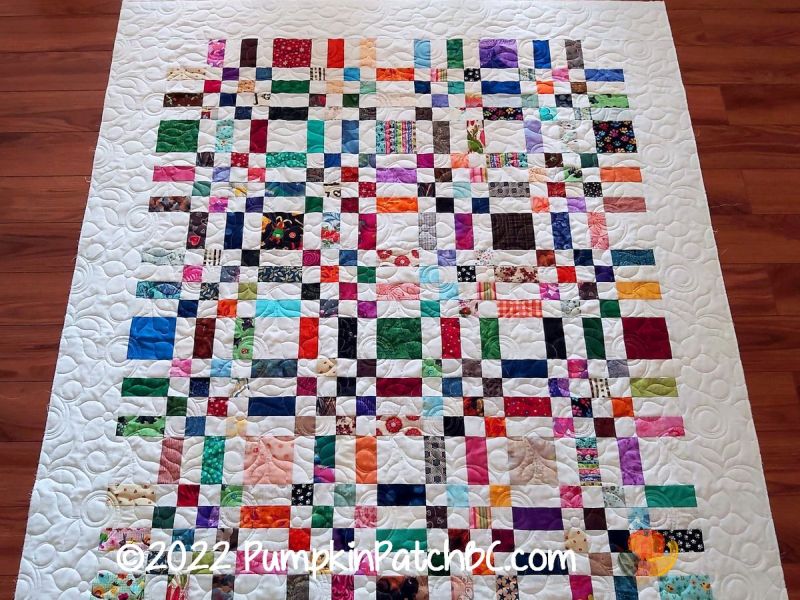 Another Scrap Donation Quilt - Pumpkin Patch