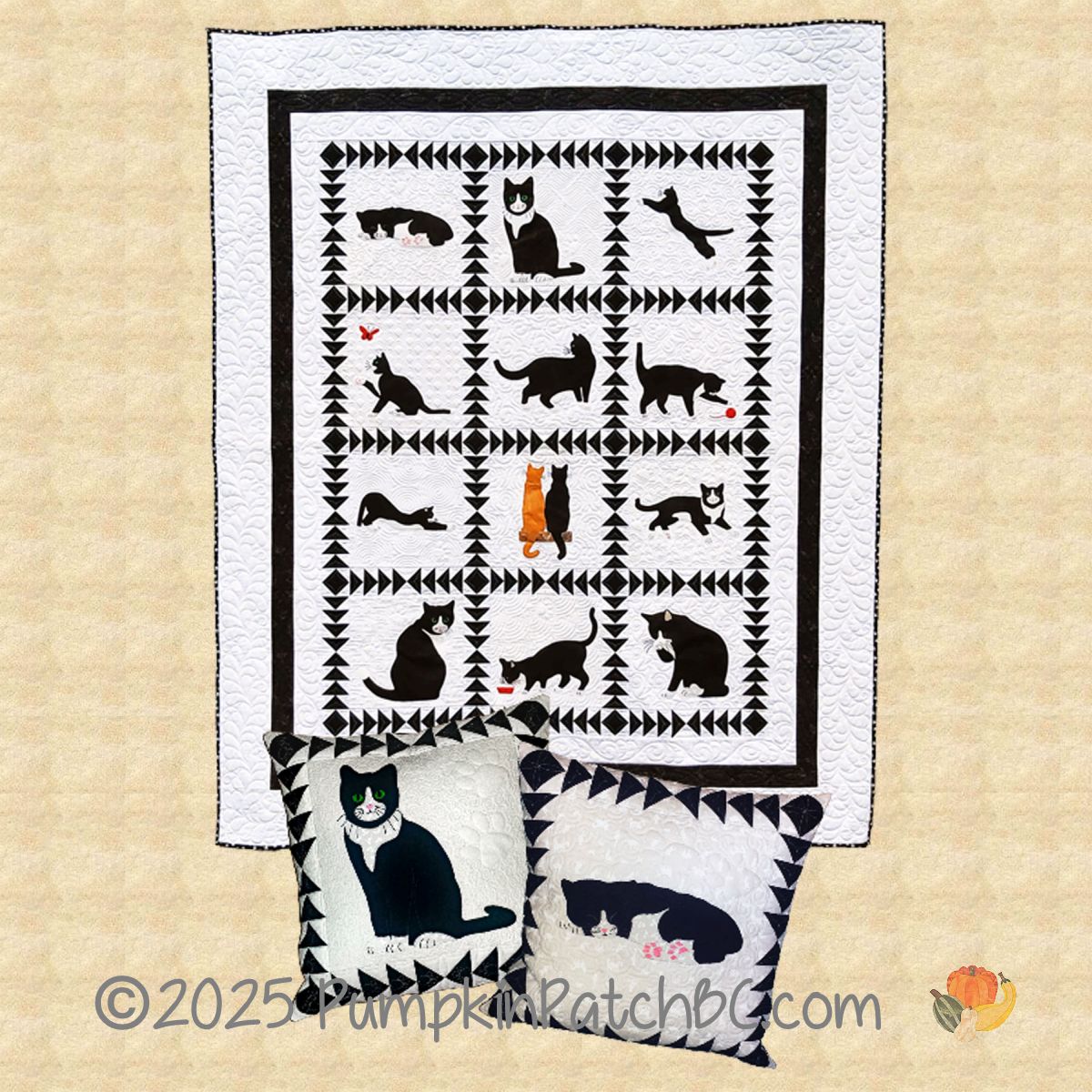 Tuxedo Cats Bundle - Pumpkin Patch